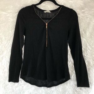 Ardene | Tops | Half Zip 34 Sleeve Tee | Poshmark